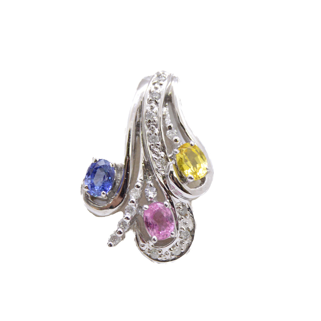 Multi Colored Stone Pendant – Bobby's Jewelers